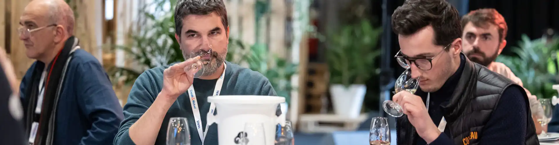 Technical tasting area at SIVAL